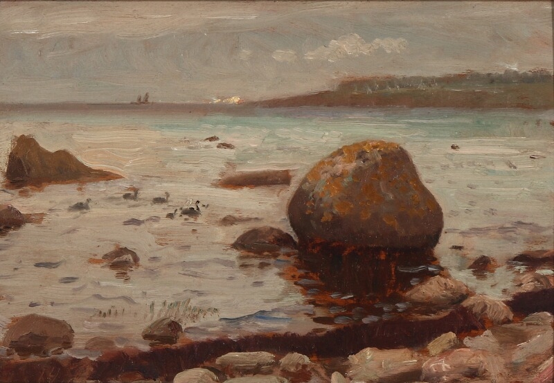 Laurits Regner Tuxen | The painter's first wife Ursule visiting Capri ...