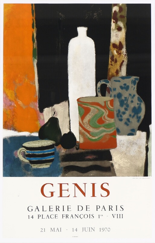 Rene Genis | Exhibition poster from Galerie Paris | MutualArt