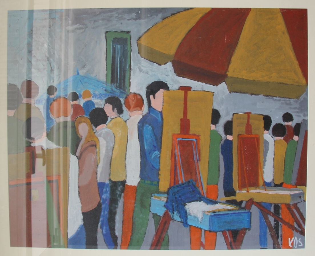 Gojmir Anton Kos | Les peintres place du Tertre | MutualArt