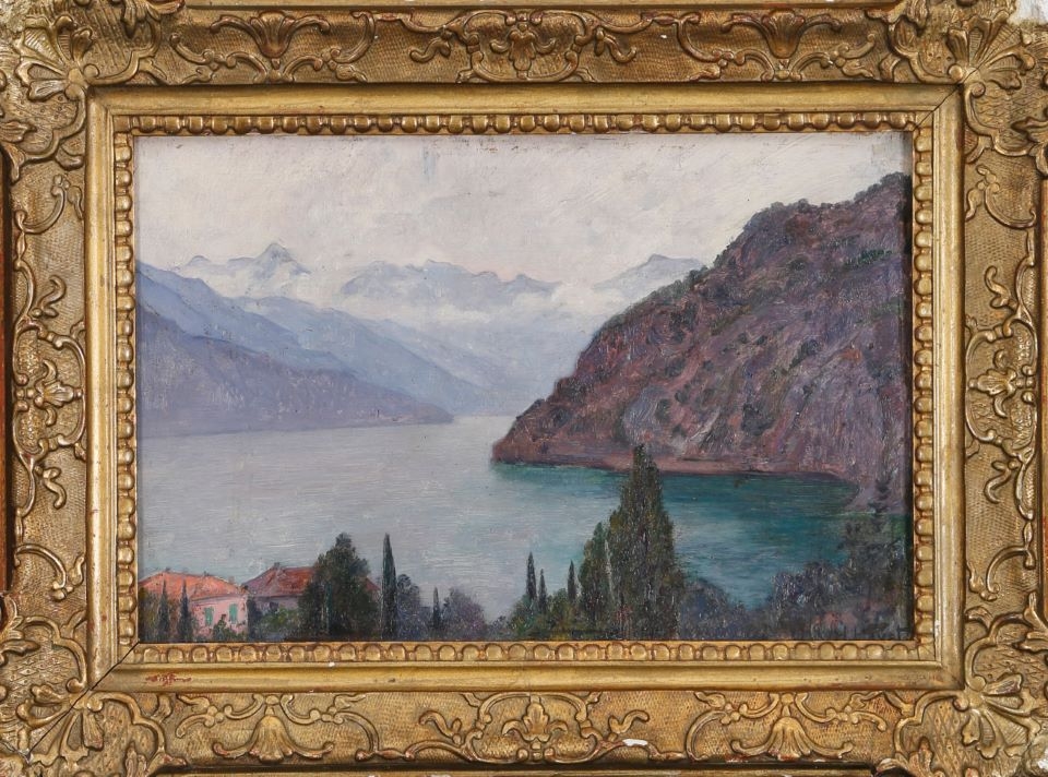 Henri Charles Julien Havet | Paysage de lac en montagne | MutualArt