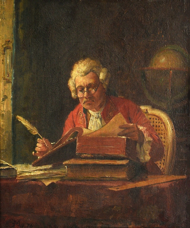 Jean-Louis-Ernest Meissonier | Man in Study (1876) | MutualArt