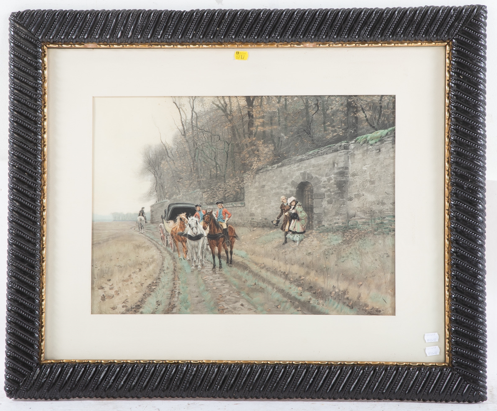 Charles Édouard Delort | The Flight At Dawn | MutualArt