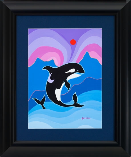 Ted Harrison | The Orca (1988) | MutualArt