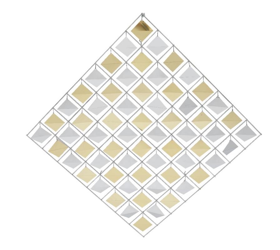 Curtis Jeré | ‘Diamond’ kinetic wall sculpture | MutualArt