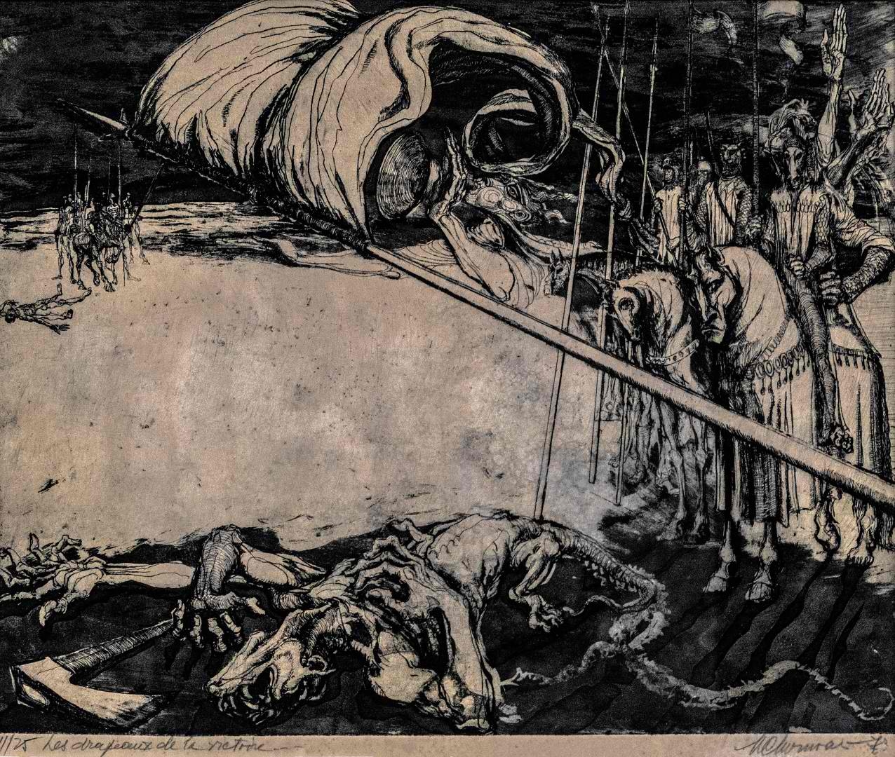 Marcel Chirnoaga | Les drapeaux de la victoire (1973) | MutualArt