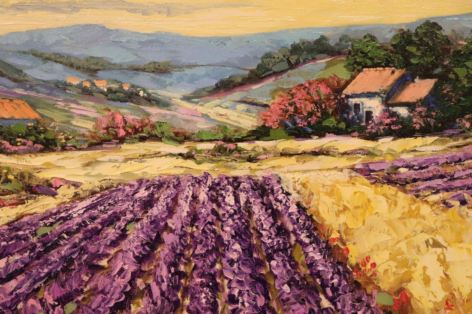 Peter van Berkel | Lavender Rows in Provence | MutualArt