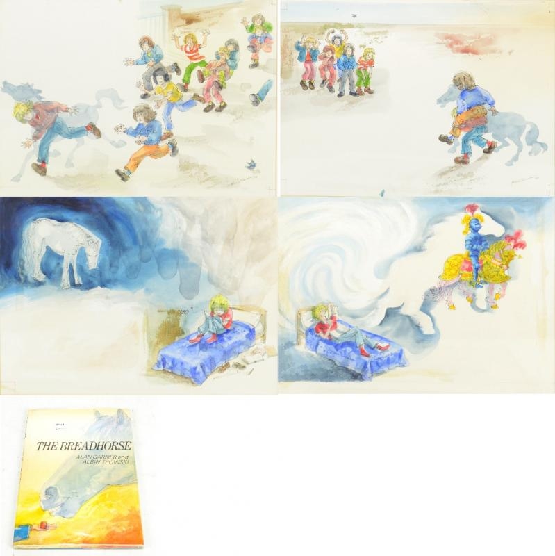 Albin Trowski | Four works: 'The Breadhorse' (1975) | MutualArt