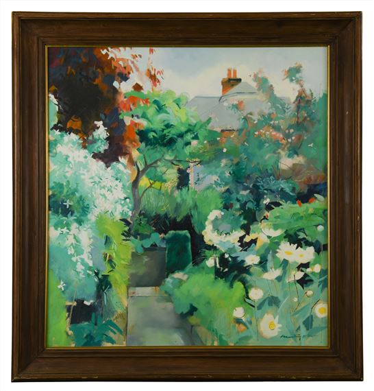 Louis Turpin | Garden Scene | MutualArt