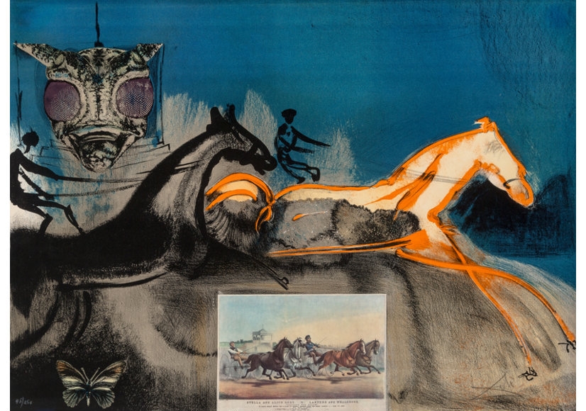 Salvador Dalí | American Trotting Horses No. 2, (1971) | MutualArt