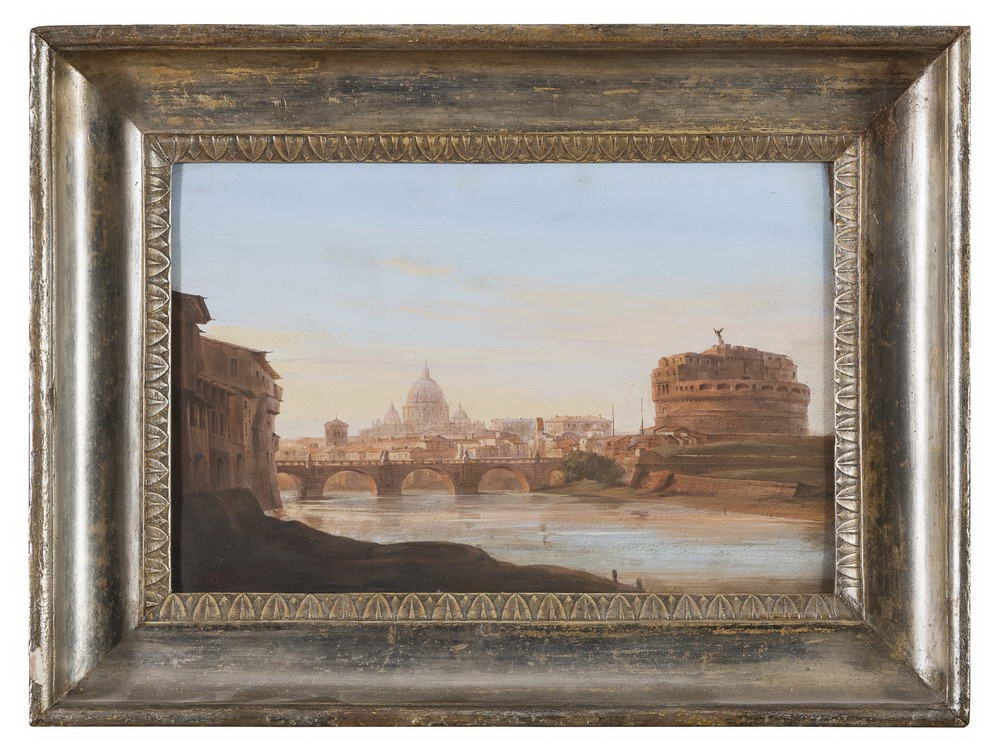Ippolito Caffi | VEDUTA DI CASTEL SANT'ANGELO DAL TEVERE | MutualArt
