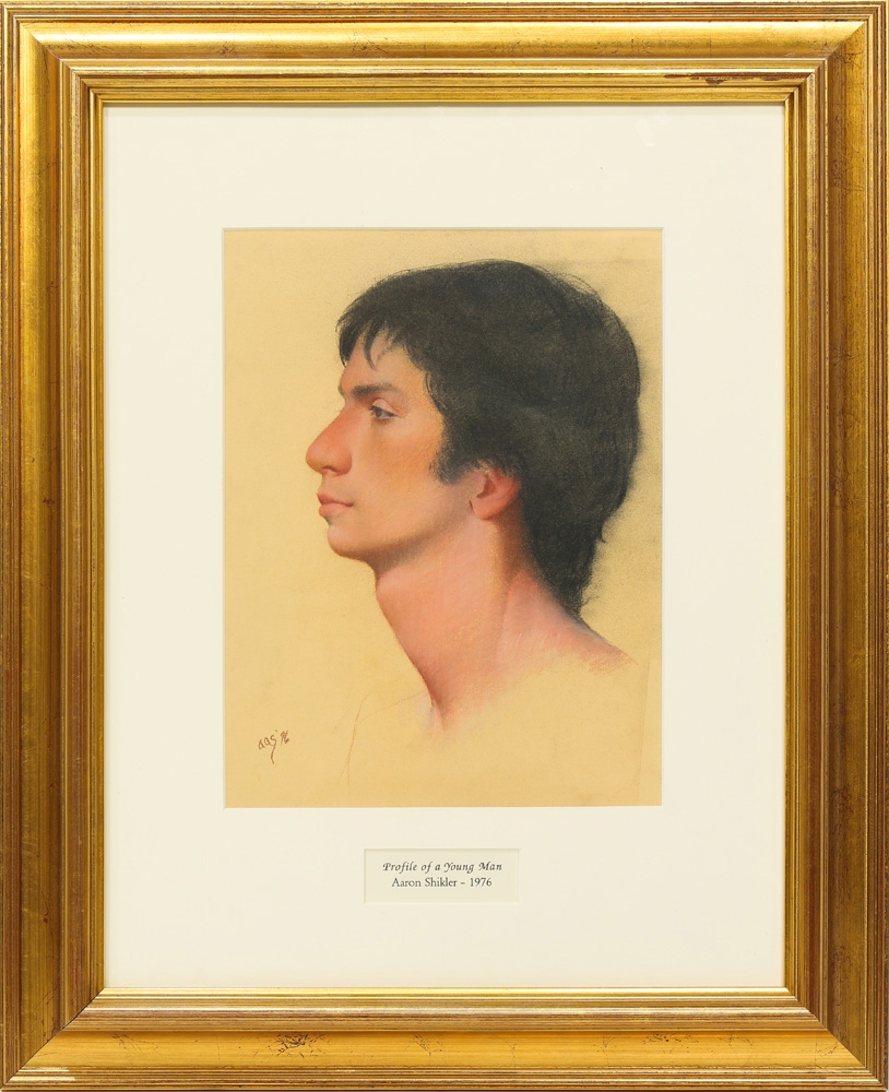 Aaron Shikler | Profile of a Young Man (1976) | MutualArt