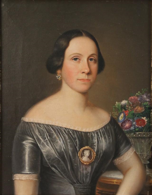 Finnish School, 19th century | Portrait de Gustava Wiik (1853) | MutualArt
