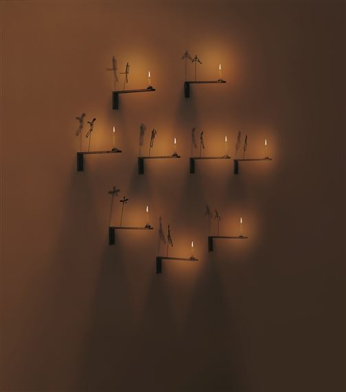 Christian Boltanski | Les Bougies (Shadows from the Lesson of Darkness ...