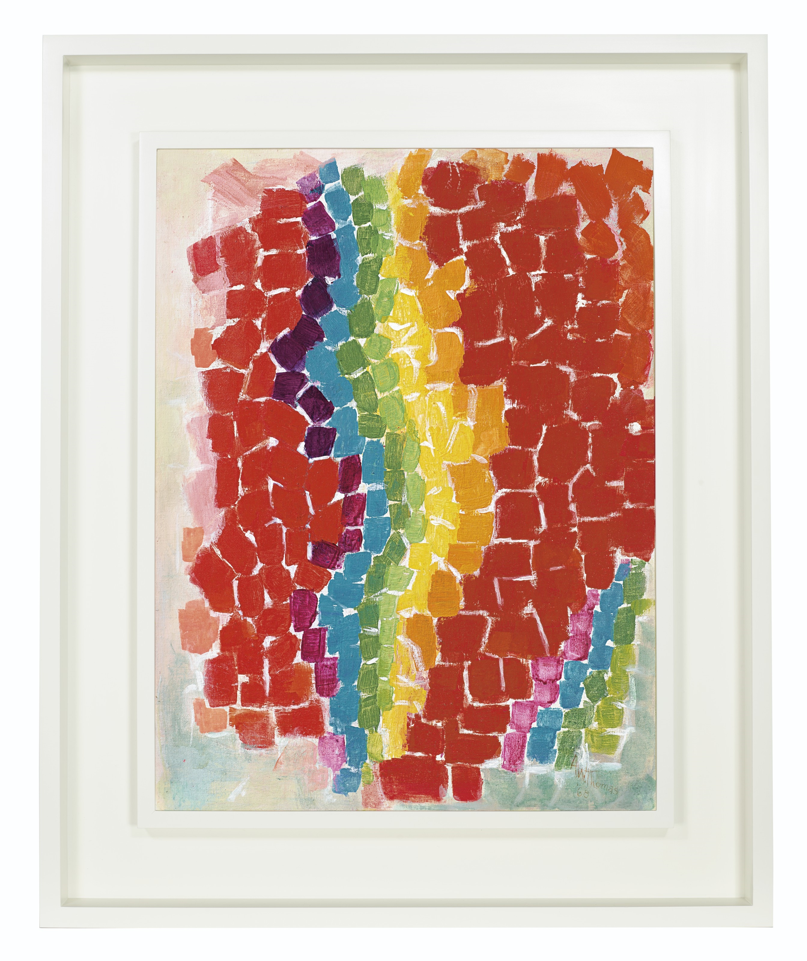 Alma Thomas | Flash of Spring (1968) | MutualArt