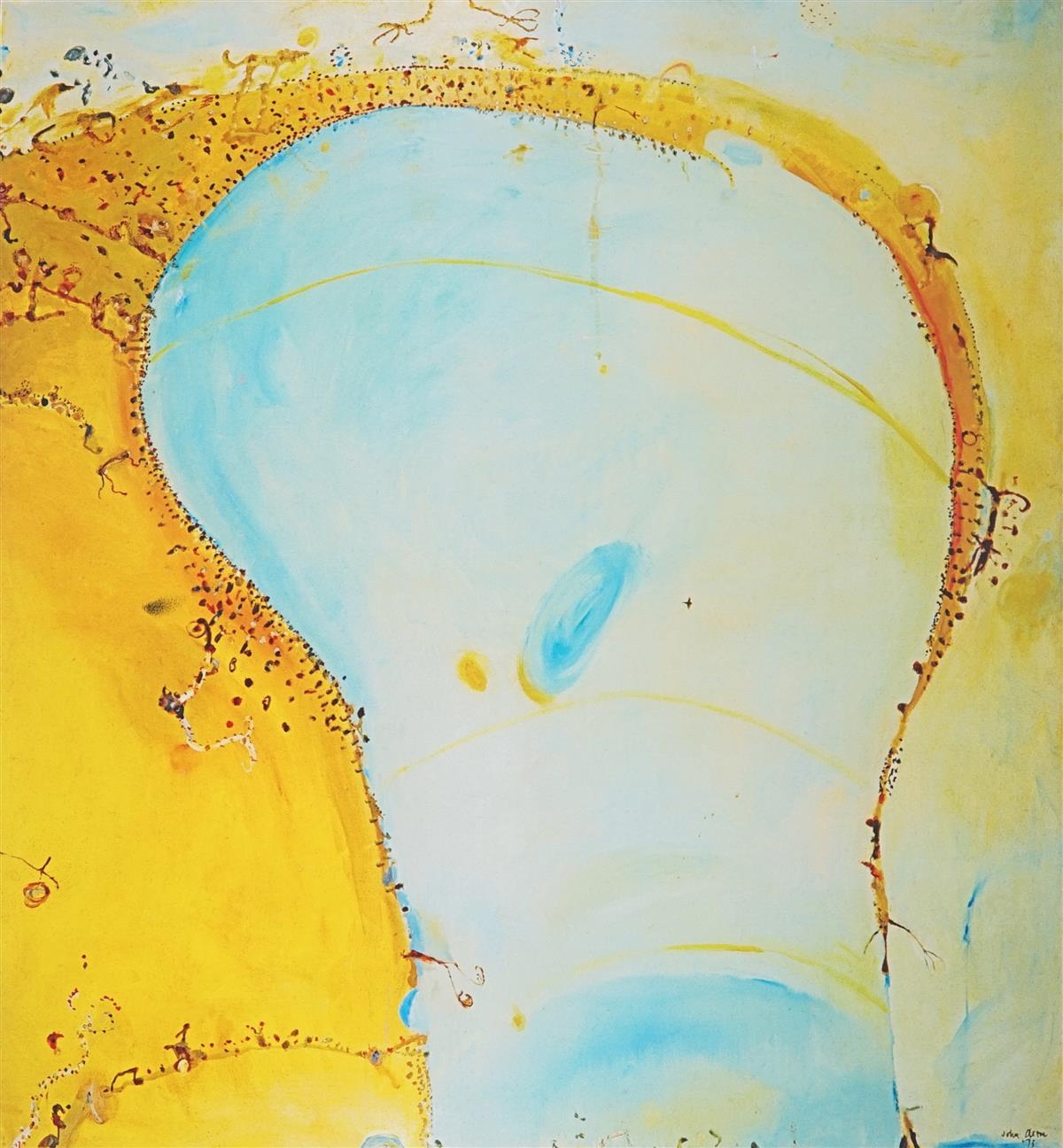 John Olsen | Lake Eyre (1975) | MutualArt