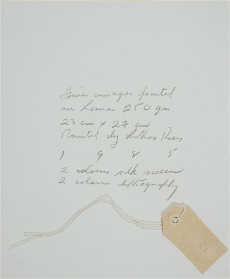 Tim Storrier | Paper Notes, Suite of Six Prints1985 | MutualArt