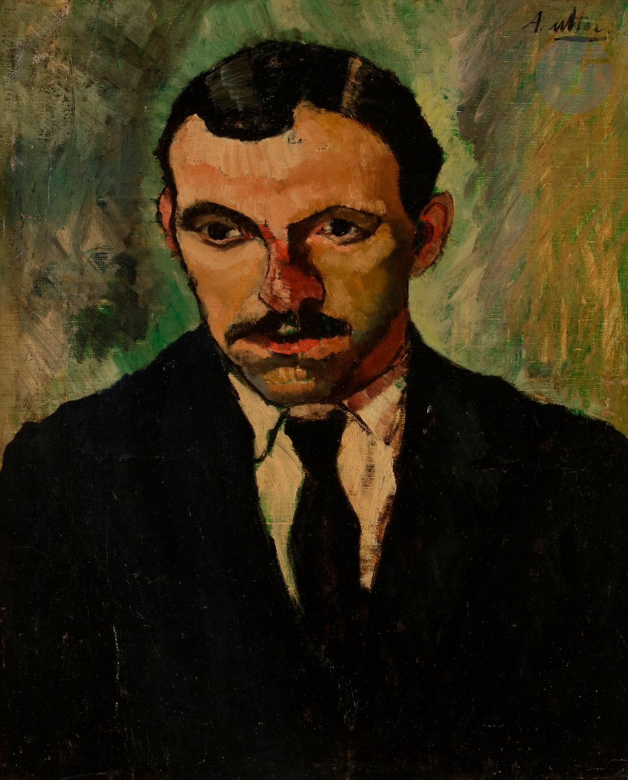 André Utter | Portrait de Maurice Utrillo (1925) | MutualArt