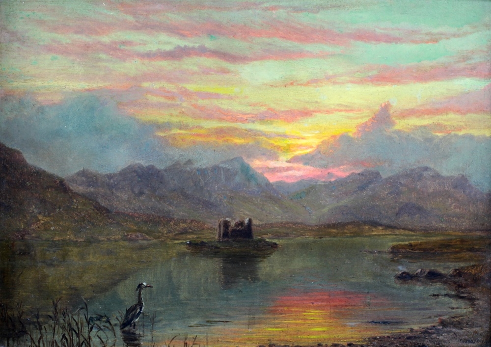 Irish School, 19th Century | Castlekerke or Hens Castle, Connemara ...