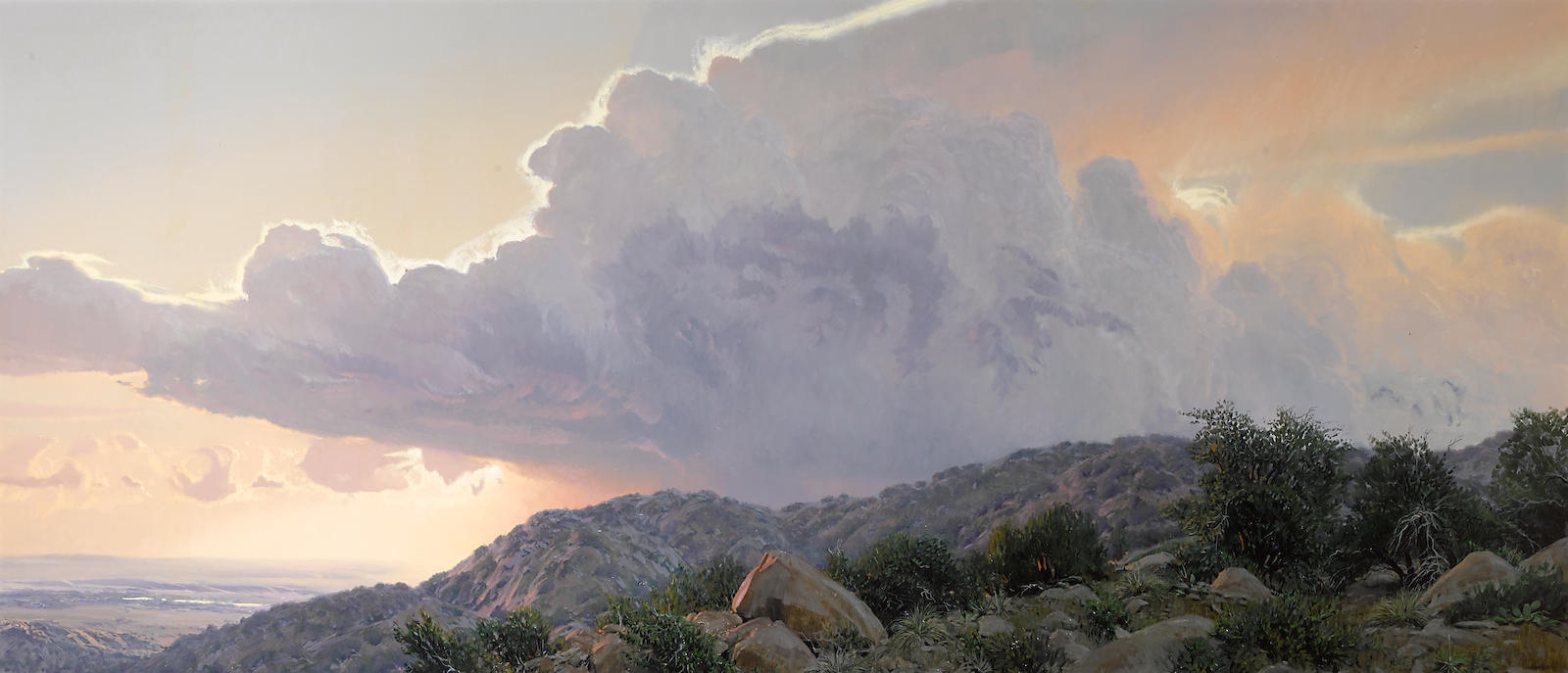 Wilson Hurley | Sunset in Silver and Gold | MutualArt