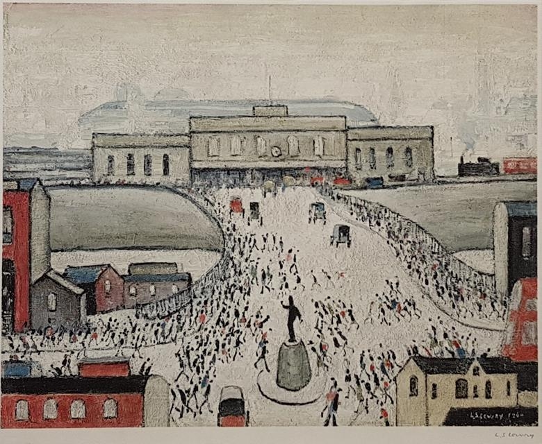 Laurence Stephen Lowry | Station Approach | MutualArt
