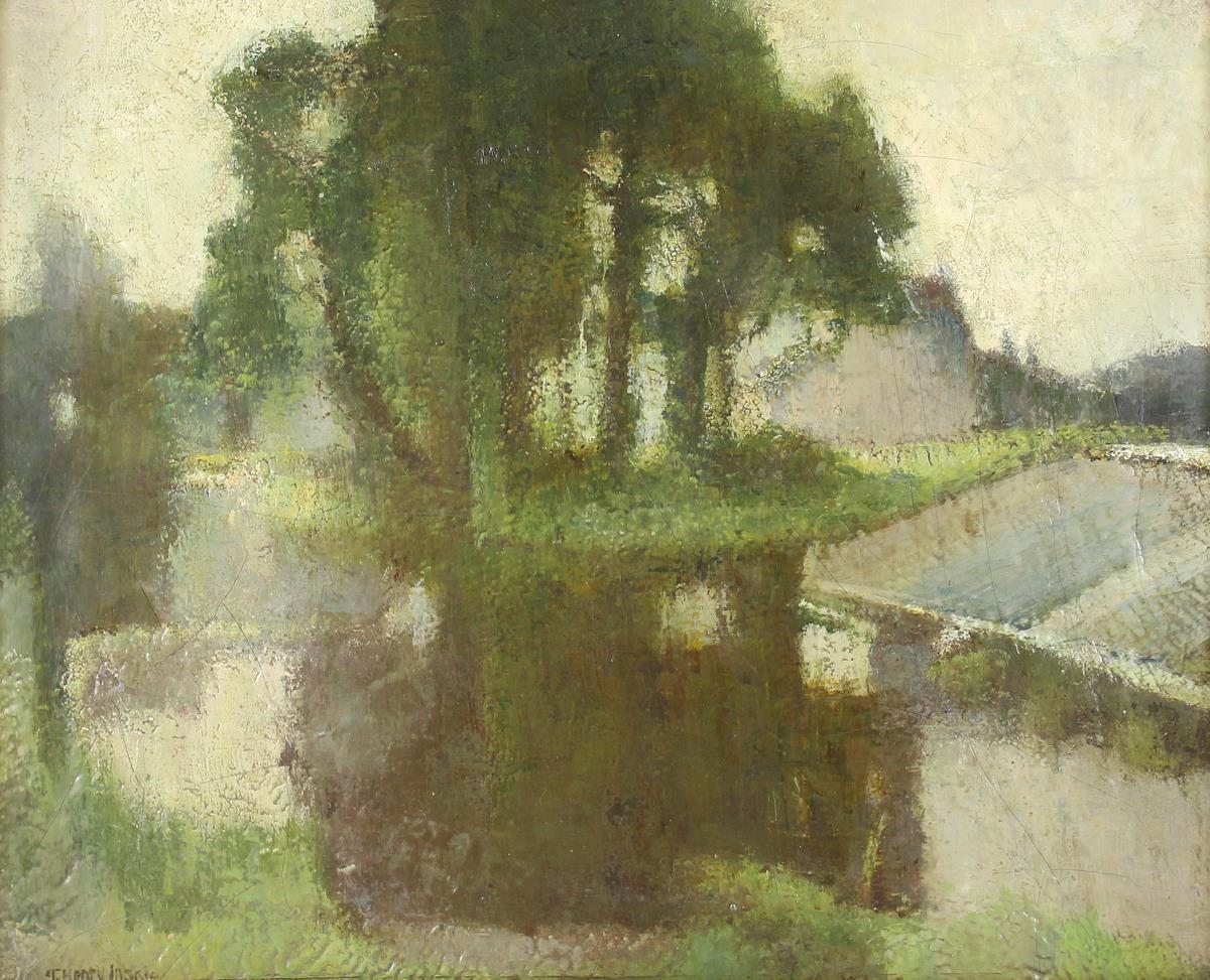 John Henry Inskip | Uferlandschaft mit Bäumen | MutualArt