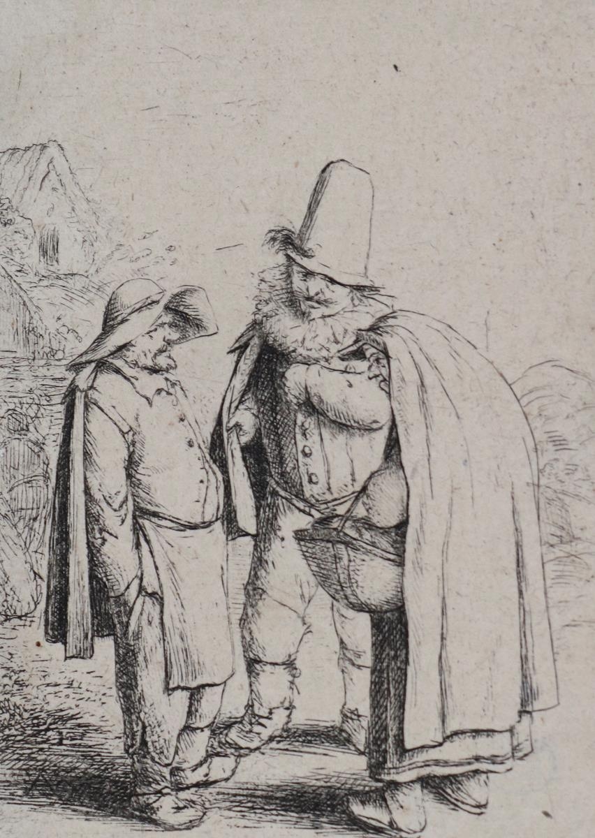 Adriaen Van Ostade | Die drei grotesken Figuren (Circa 1638) | MutualArt