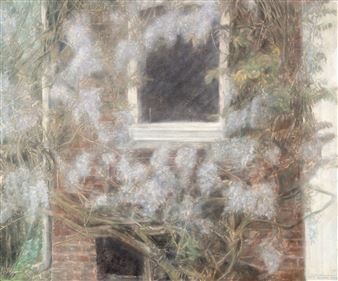 Piet Bekaert | Garden Path with Calla Lilies (1985) | MutualArt