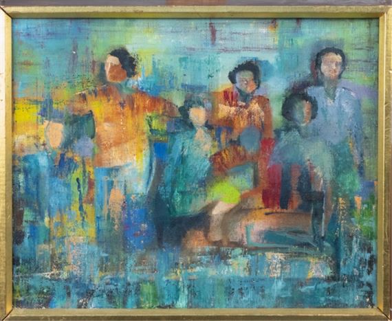 Joel Janowitz | Six Abstract Figures (1969) | MutualArt