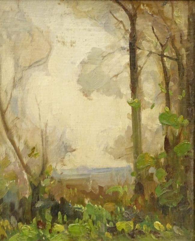 Herbert Rollett | Landscape through trees | MutualArt