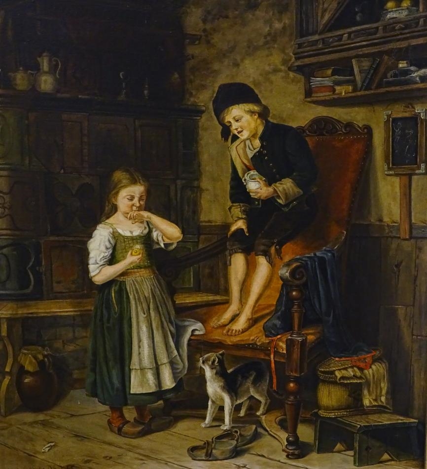 Julius Geertz | The Sour Lemon (1865) | MutualArt