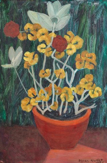 Demas Nwoko | Still life (1965) | MutualArt