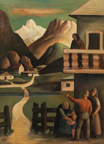 Robert Aigner | Mountain Farm (1937) | MutualArt