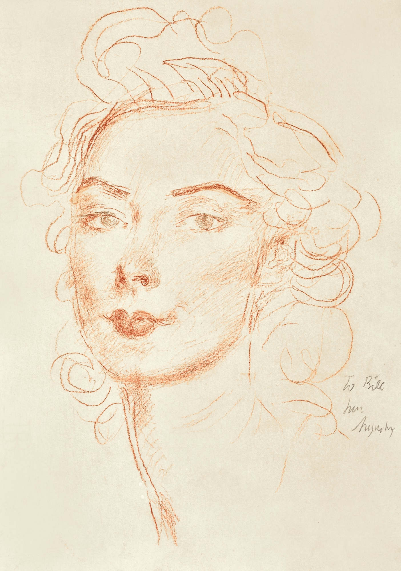 Augustus Edwin John | DRAWING OF POPPET (Circa 1942) | MutualArt