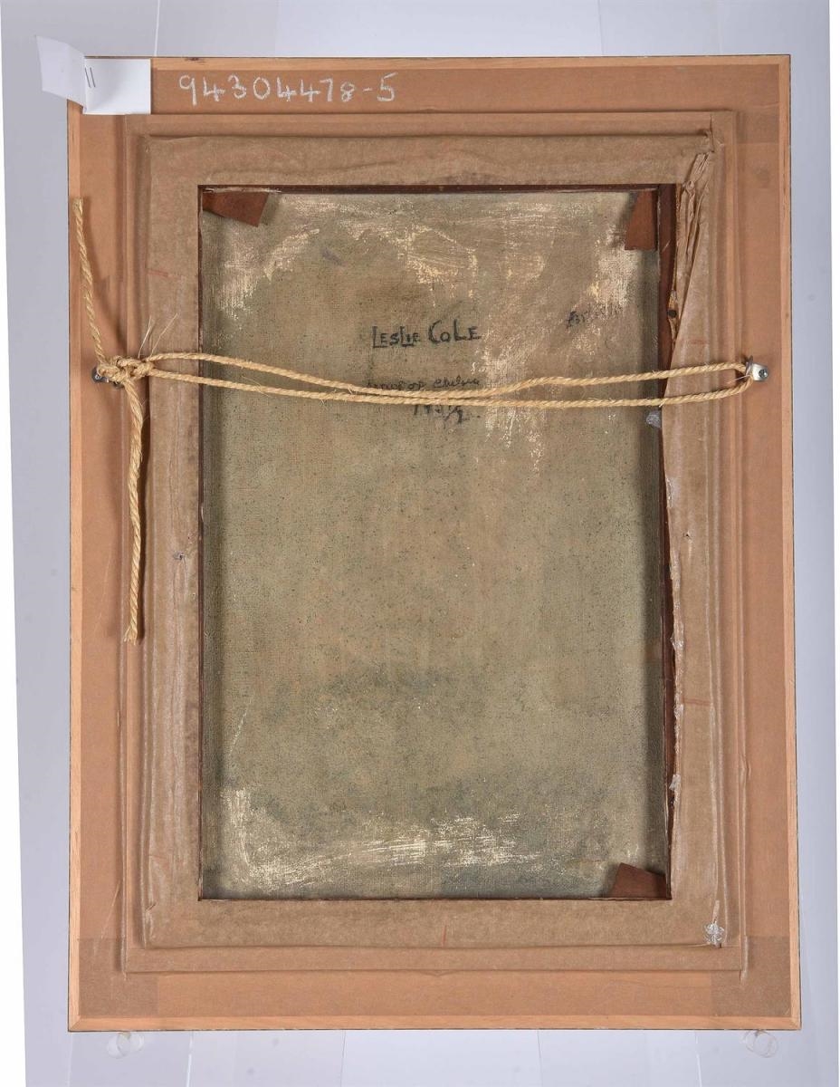 Leslie Cole | Figures in a tearoom | MutualArt