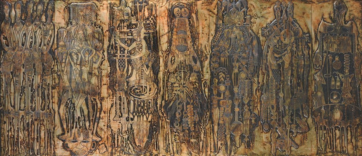 Bruce Onobrakpeya | Kabiyesi Agogo | MutualArt