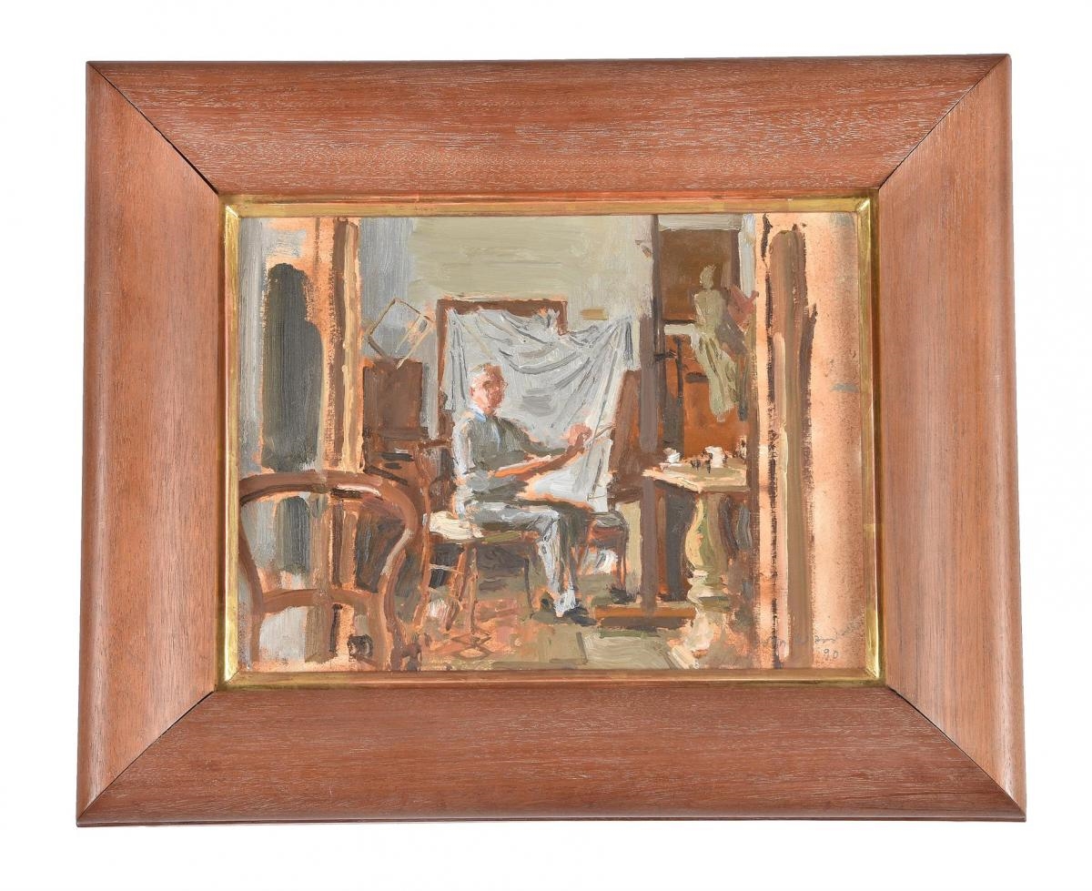 John Stanton Ward | Self portrait (90) | MutualArt