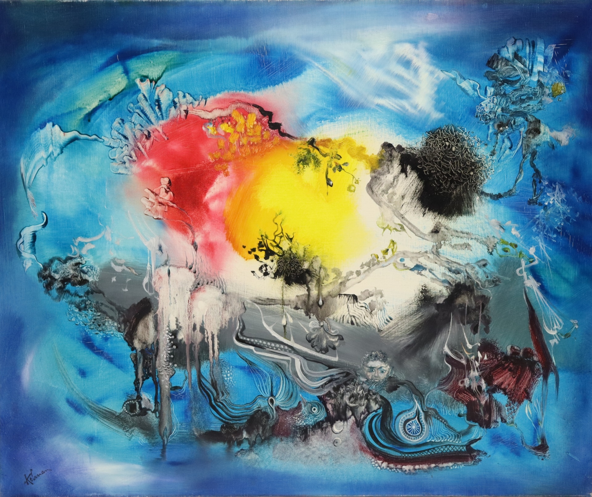 Benjamin Kelman | Les Paysages Eclates (1973) | MutualArt