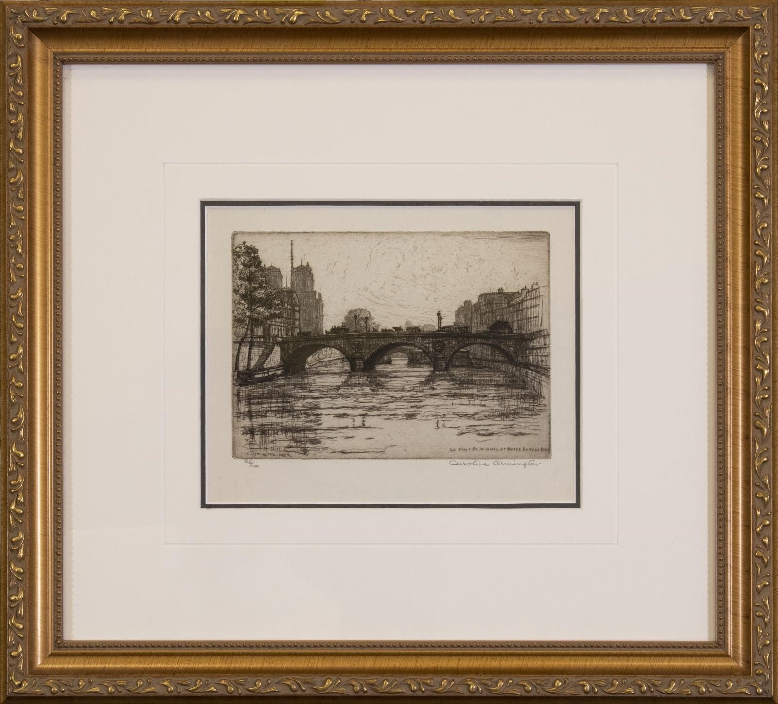 Caroline Helena Armington | LE PONT ST. MICHEL ET NOTRE DAME DE PARIS ...