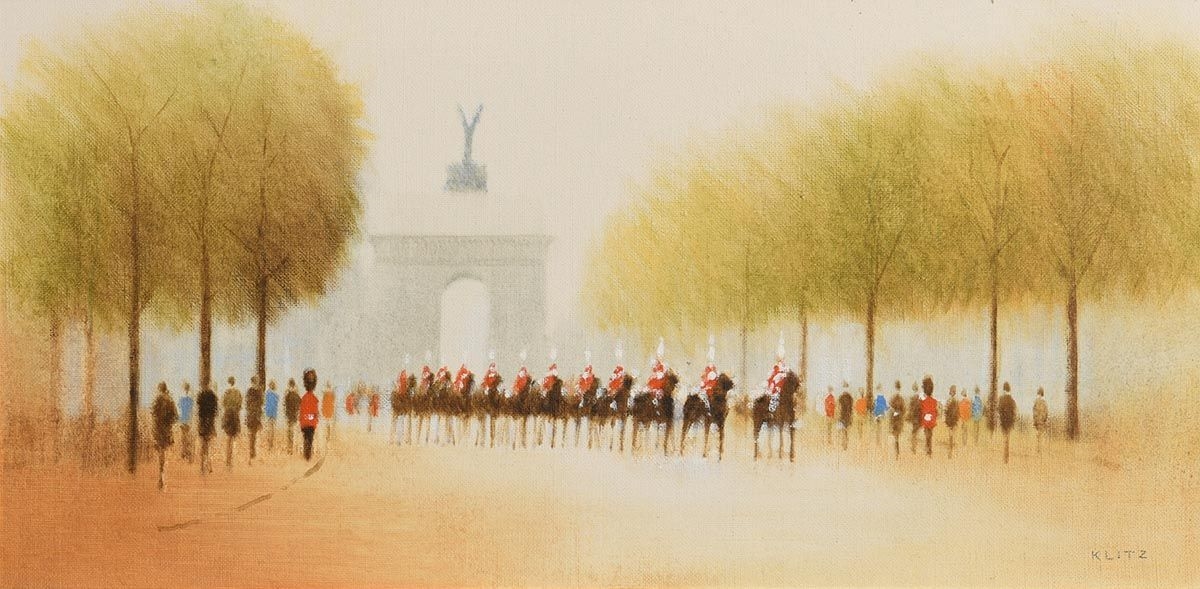 Anthony Klitz | Horseguards at Wellington Arch | MutualArt