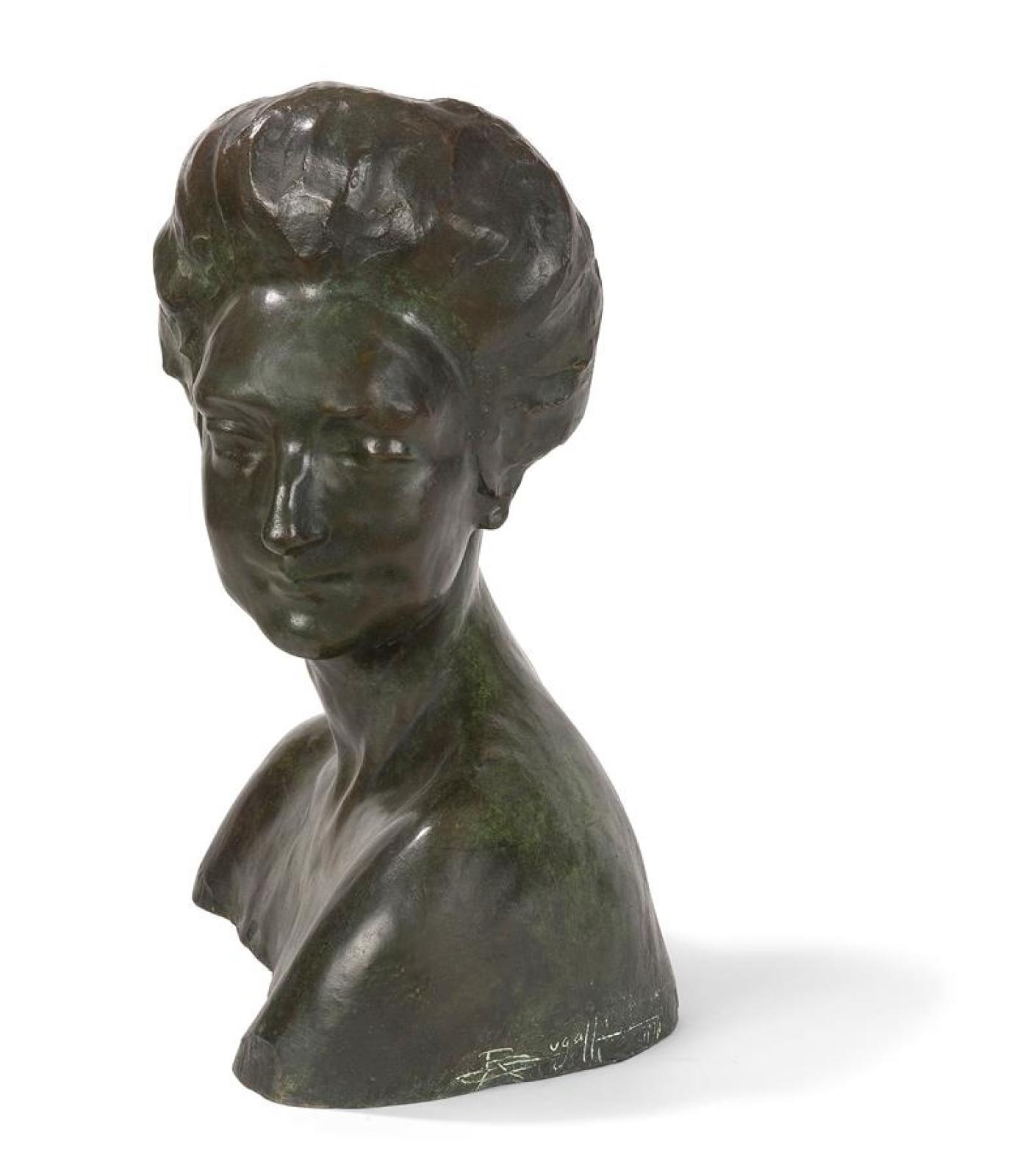 Rembrandt Bugatti | Portrait de Mme Denise Ferrero (Blanche-Denise ...