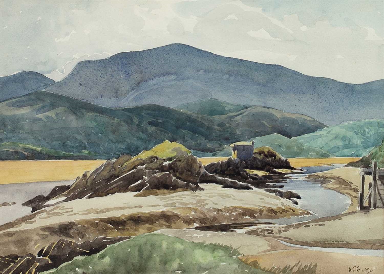 A. J. Giles | LANDSCAPE WITH RIVER | MutualArt