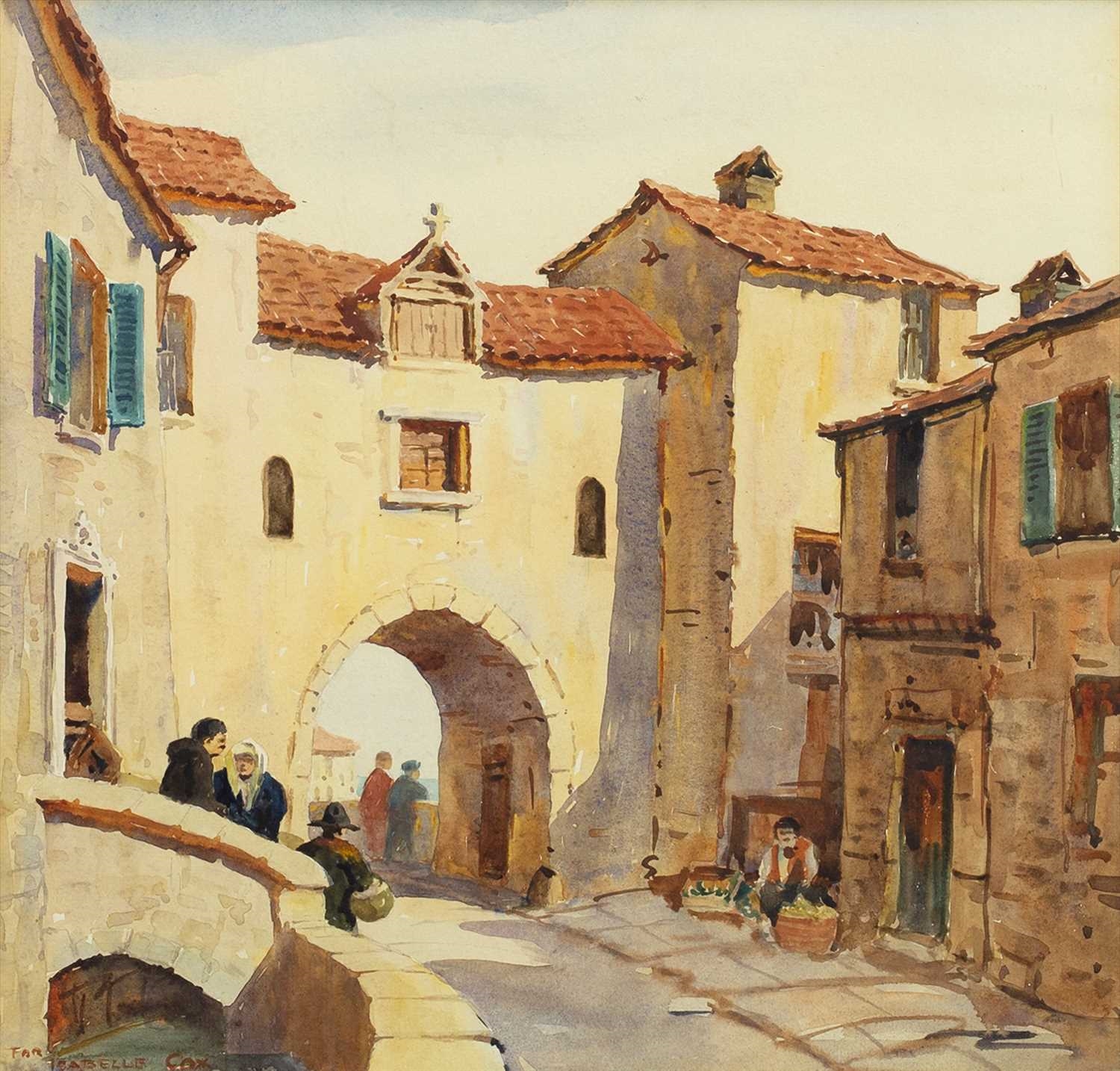 Daryl Ernest Lindsay | ITALIAN COASTAL VILLAGE SCENE | MutualArt