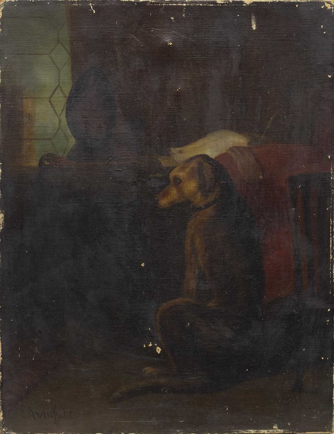 Edward Armfield | DOG IN INTERIOR | MutualArt