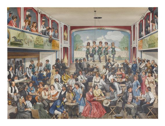 Richard Axtell | SHOWTIME AT THE BIRD CAGE, TOMBSTONE, ARIZONA (1981 ...