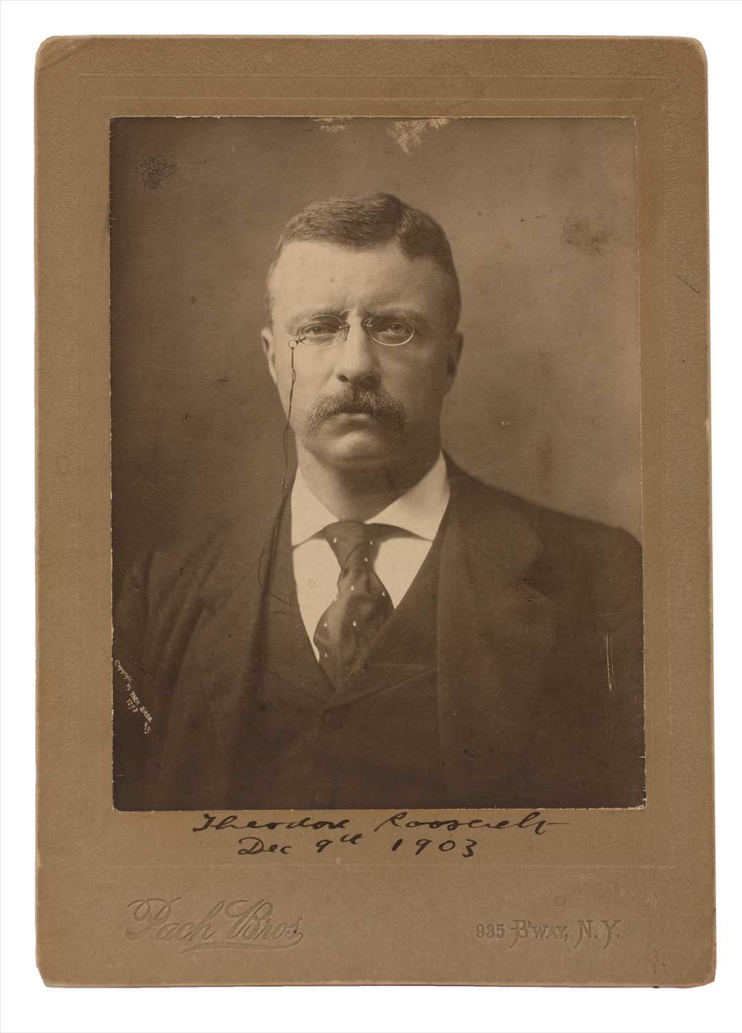 Pach Bros. | A signed photograph of Theodore Roosevelt (1903) | MutualArt