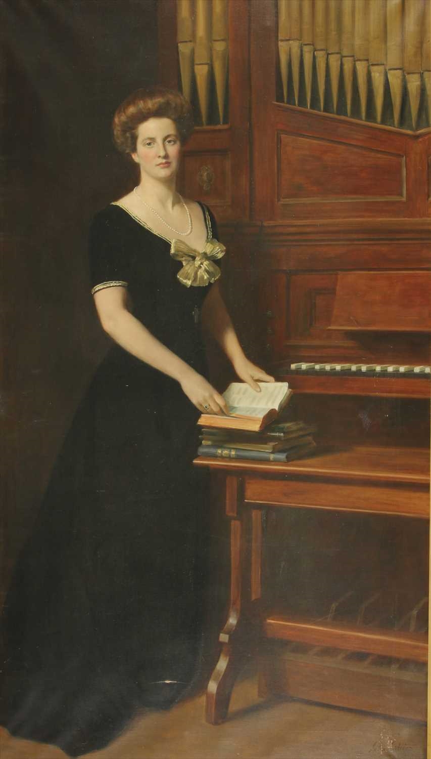 John Collier | PORTRAIT OF MORFORWYN MARY LEVISON VERNEY | MutualArt