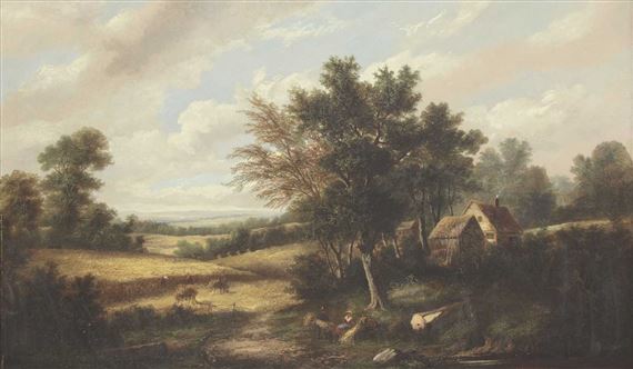 William Henry Yates | 'CORNFIELD AT SOLIHULL' | MutualArt