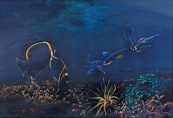 Thien-Shih Long | Hidden Squids (1993) | MutualArt