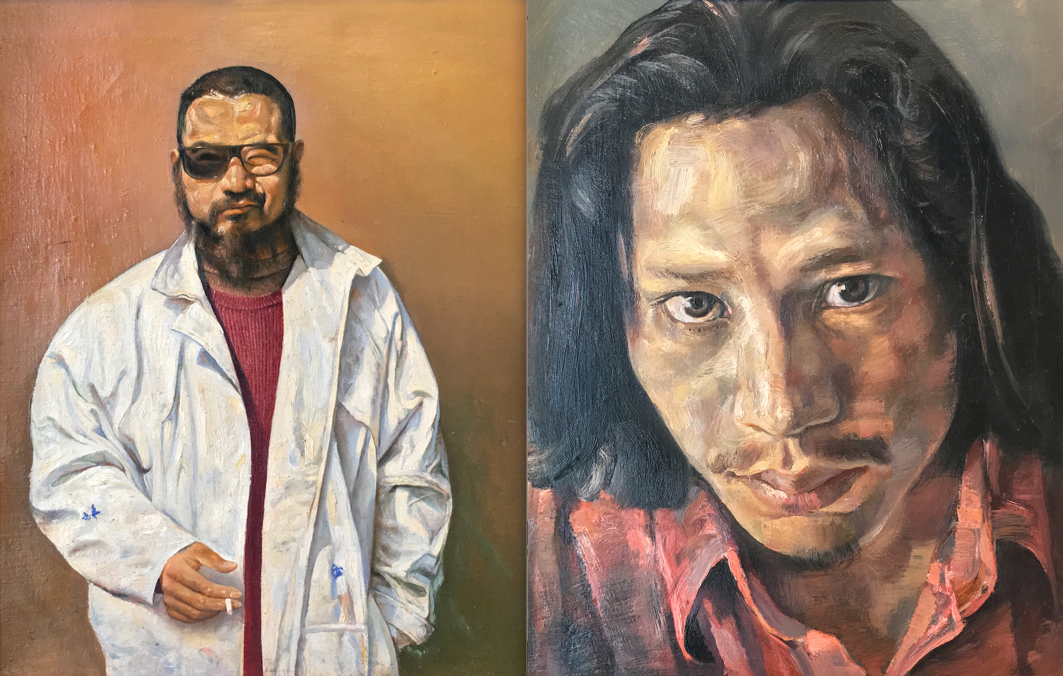 Li Song | Portraits – Ai Weiwei & Wang Gangyi | MutualArt