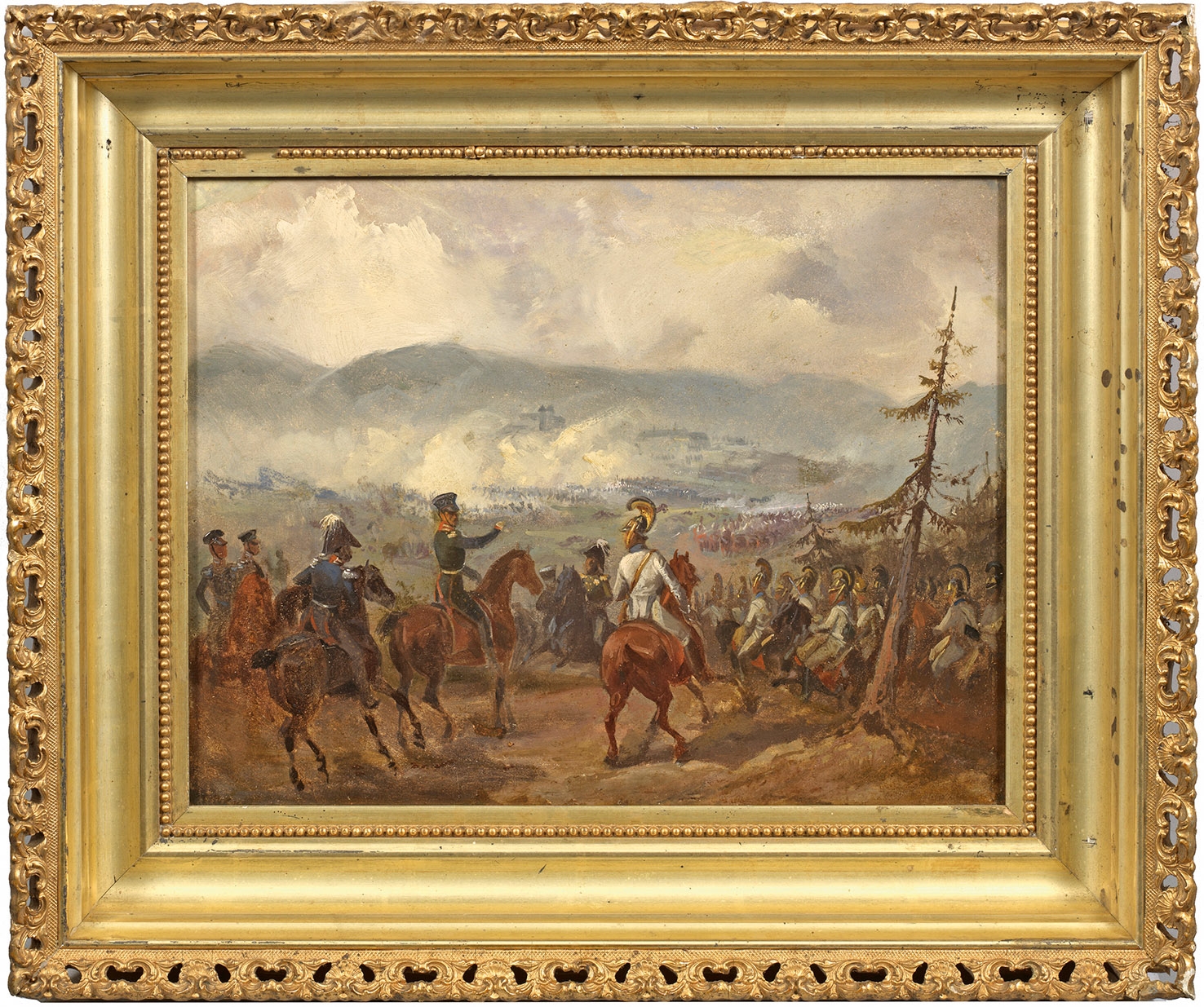 Alexander von Bensa | Friedrich Wilhem III. in der Schlacht von ...